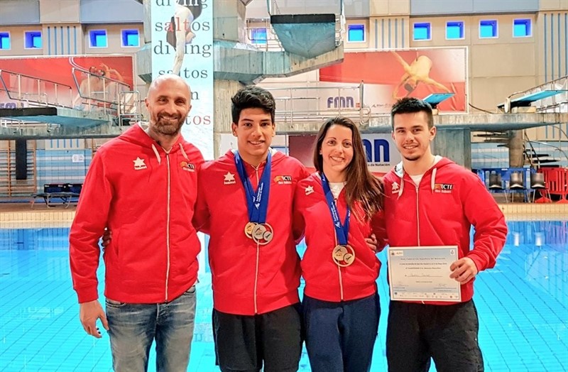 Adrián Abadía, campeón de Europa júnior en trampolín de 1 metro ...