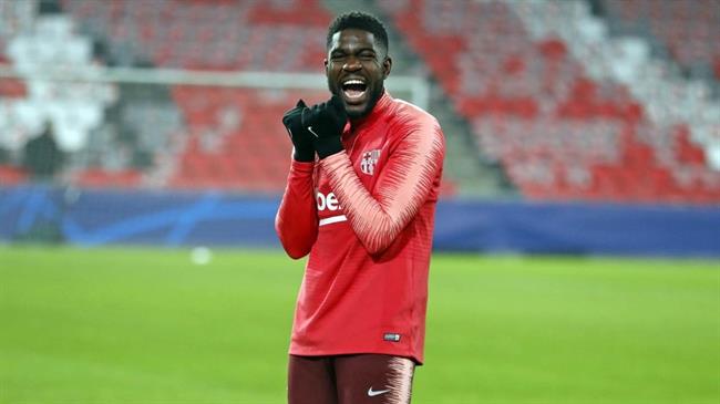 Umtiti, con molestias en la rodilla, baja para jugar ante el PSV ...